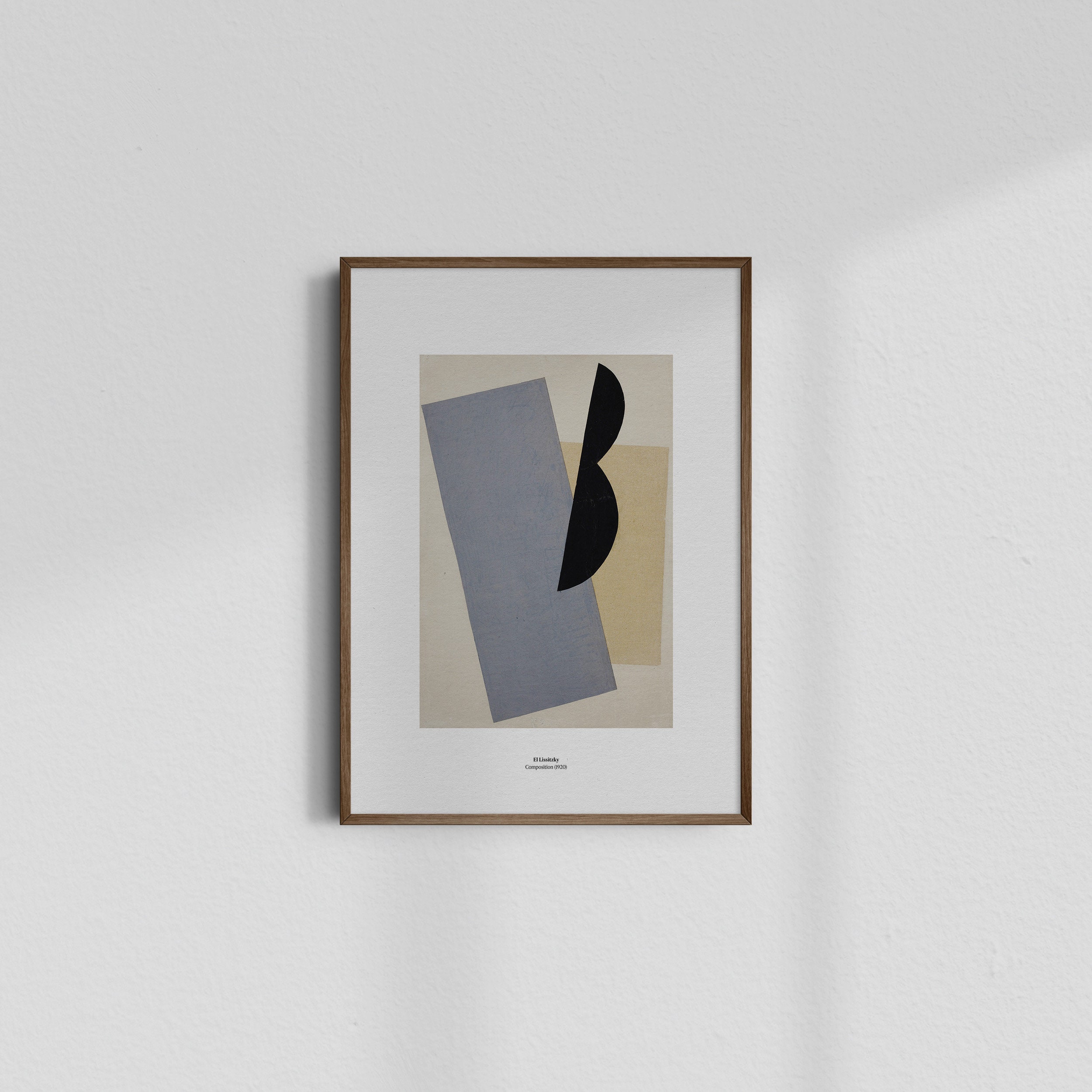 Japandi. Minimalist Art Work. El Lissitzky. Abstract Forms Poster ...