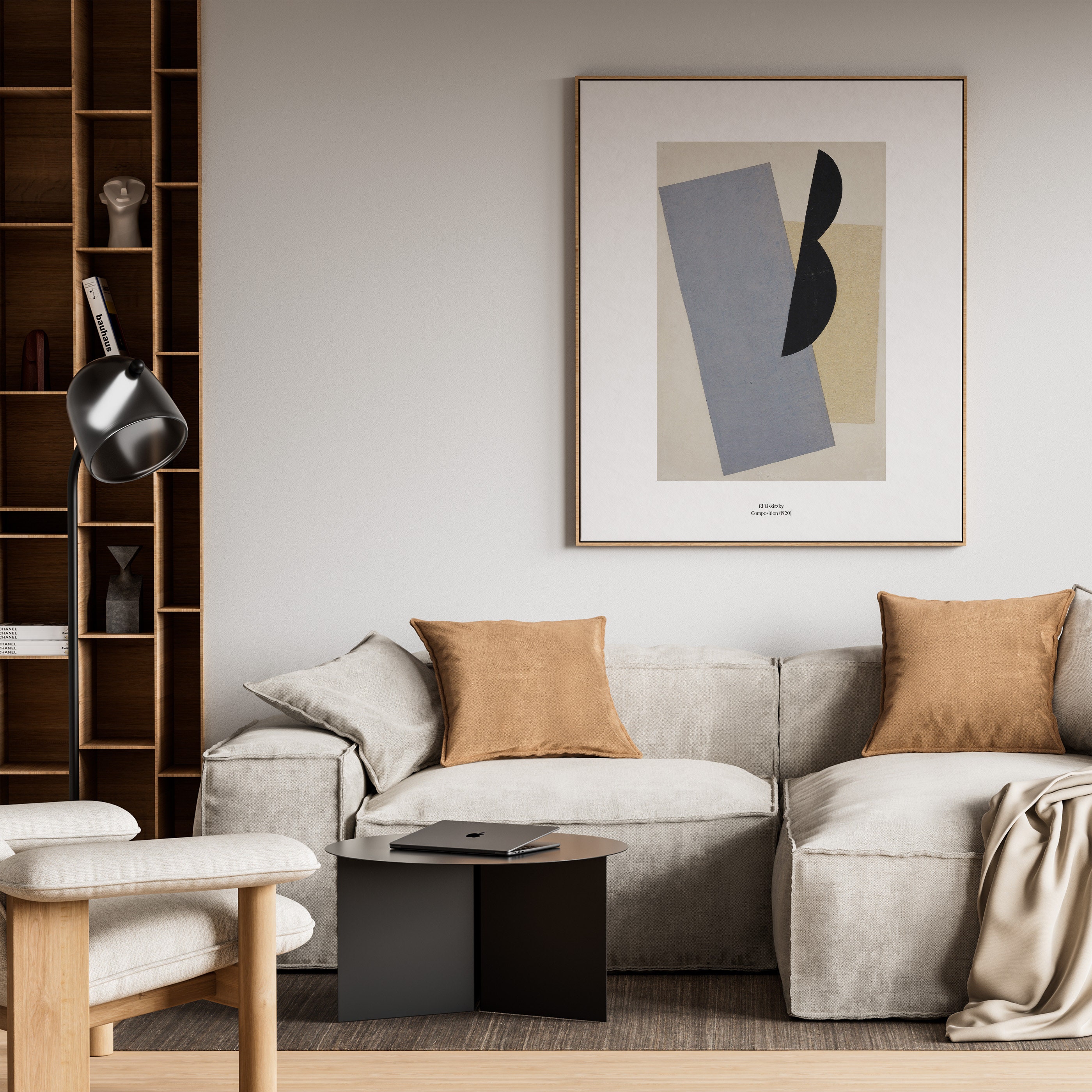 Japandi. Minimalist Art Work. El Lissitzky. Abstract Forms Poster ...