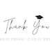 Personalized Custom Graduation Thank You Cards - Set With Kraft ...