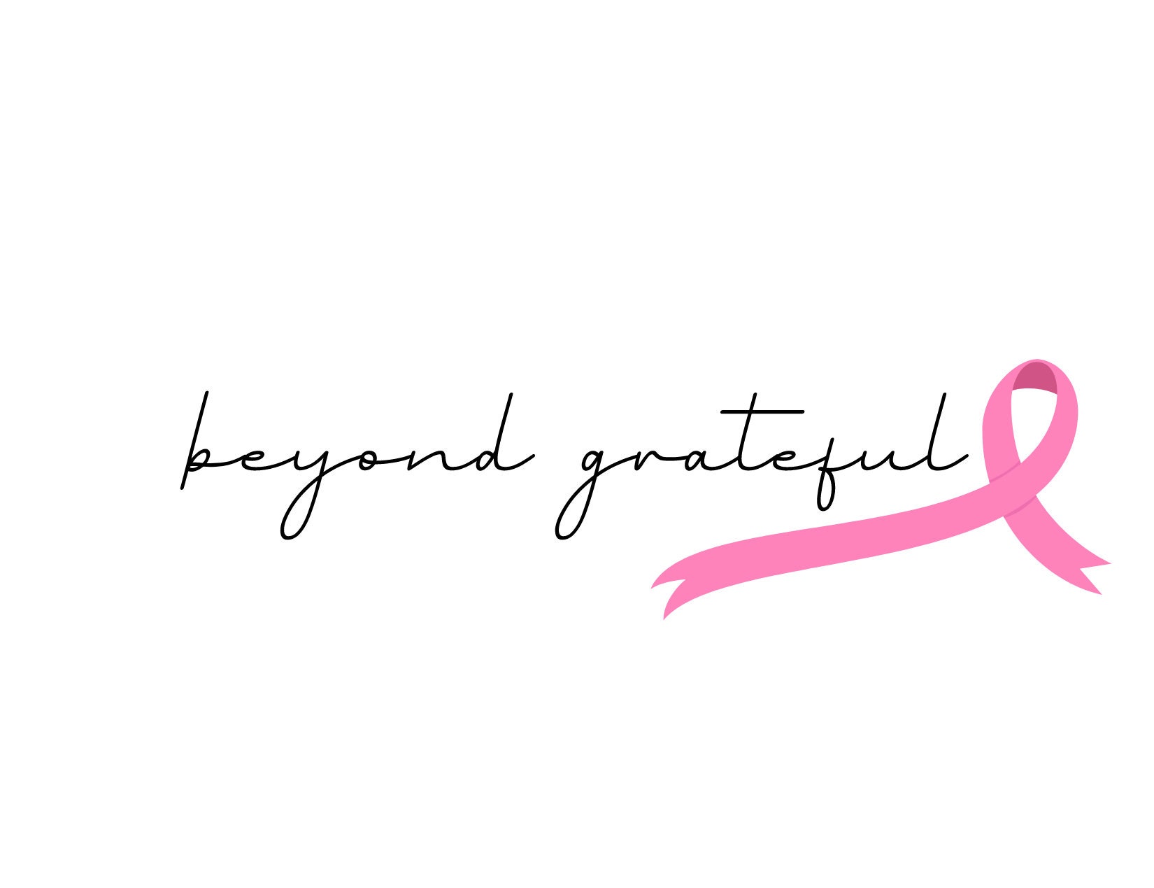 Breast Cancer Thank You Cards for Breast Cancer Thank You Card Set, Pink Ribbon Thank You Note ...