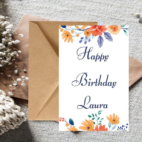 Personalized Happy Birthday Wishes Happy Birthday Personalized