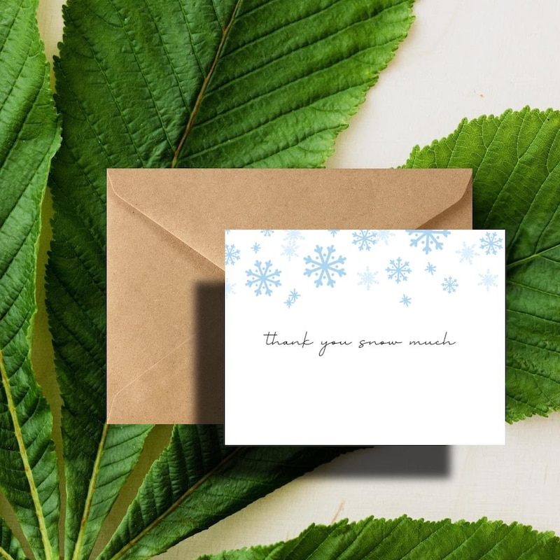 Thank You Snow Much - Etsy