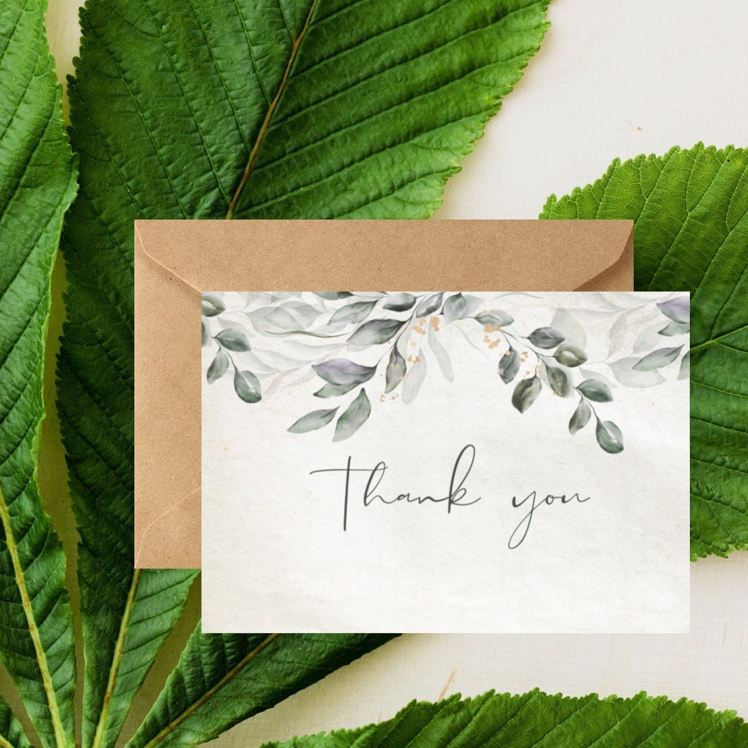 Set of Thank You Cards for Wedding, Business Event ,party - Etsy