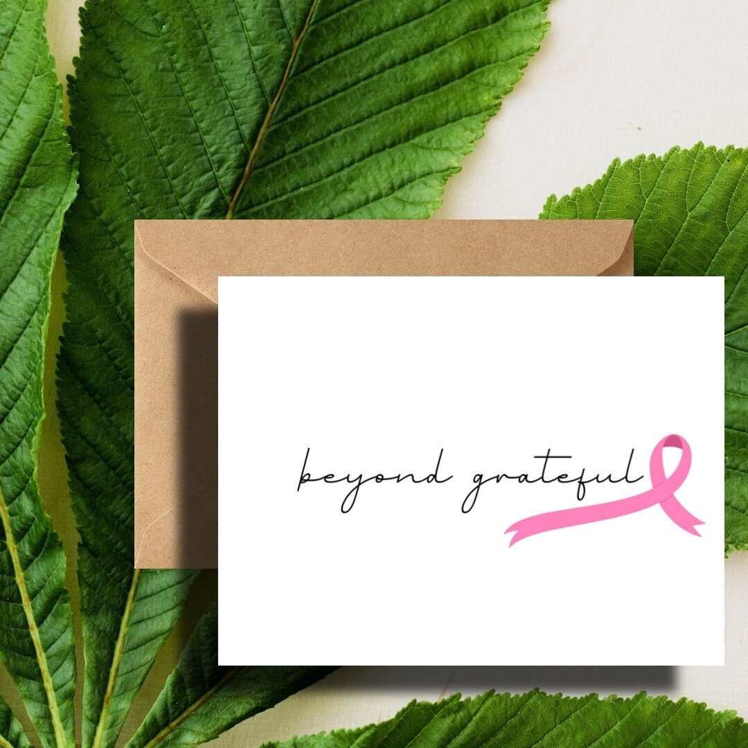 Breast Cancer Thank You Cards for Breast Cancer Thank You Card Set ...