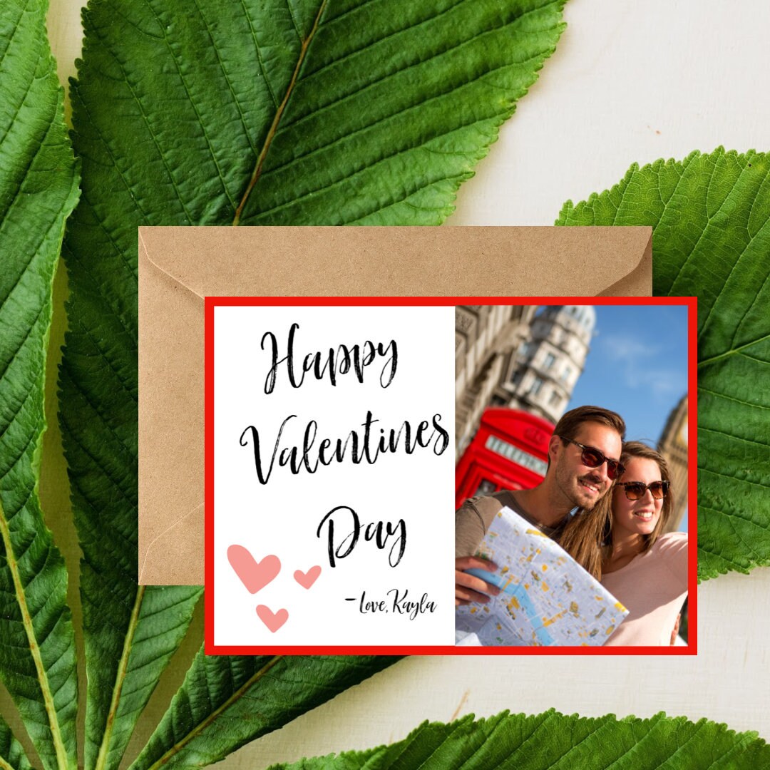 Custom Photocard for Valentines Day - Etsy