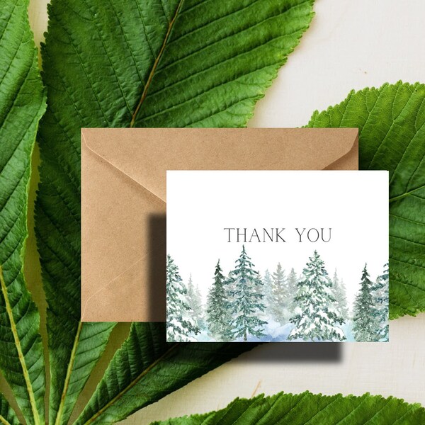 Thank You Cards Printable - Etsy