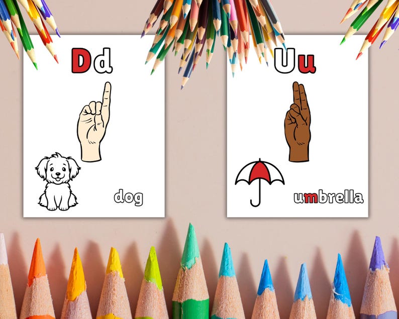 ASL Alphabet Coloring Pages A-Z | Sign Language Printable for Kids ...