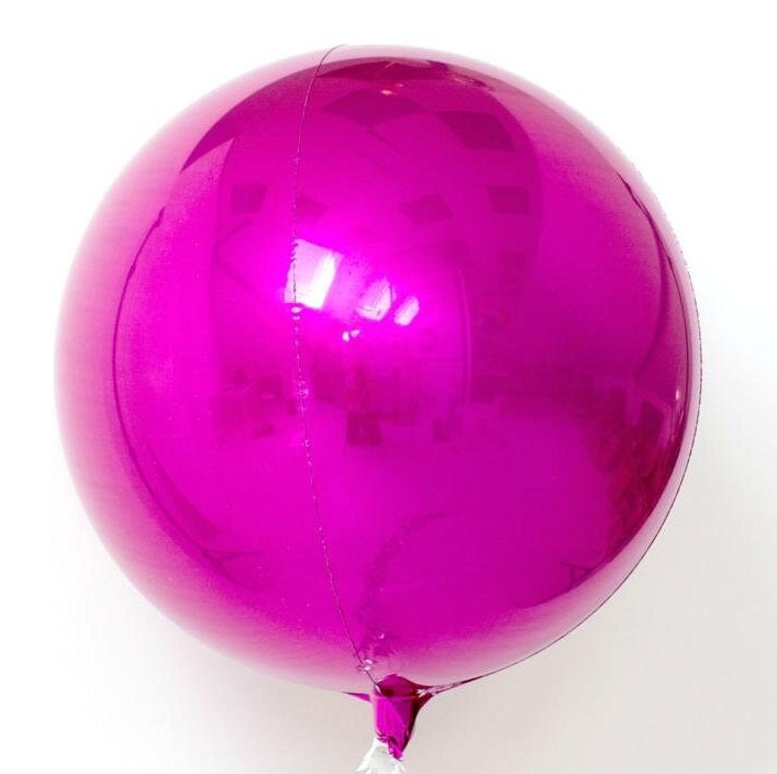 22 Inch Large Orb Balloon Decoration 360 Degree Balloons 4D Round ...