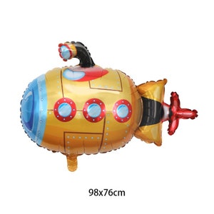 Ocean Party Balloons 37 Deep Sea Diver Balloons Set Submarine Sea Life ...