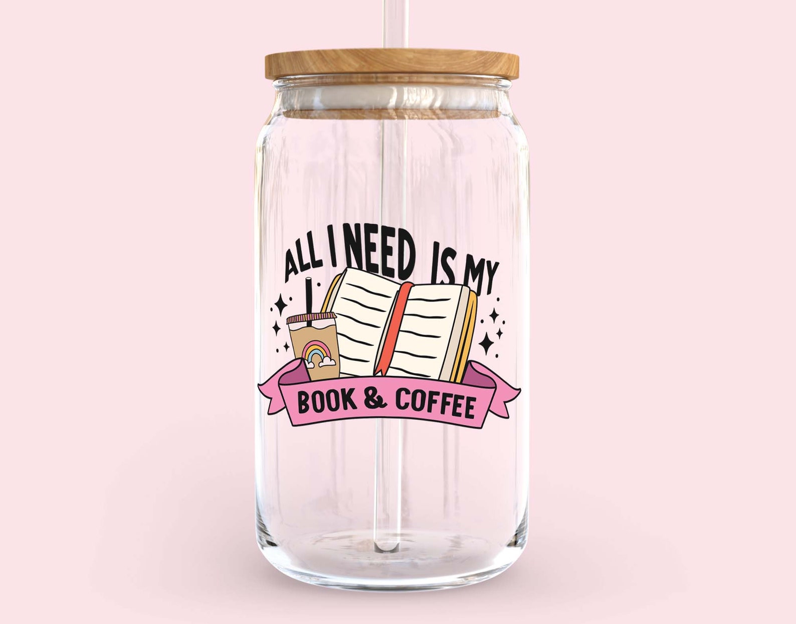 Book and Coffee SVG PNG: Creative Bookish Design (digital Download) - Etsy