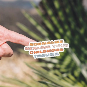 Normalize Healing Your Childhood Trauma SVG PNG File, Cute Mental ...