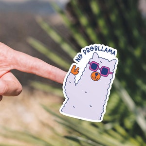 No Probllama SVG PNG Cute Funny Llama Design for T-shirts, Mugs ...