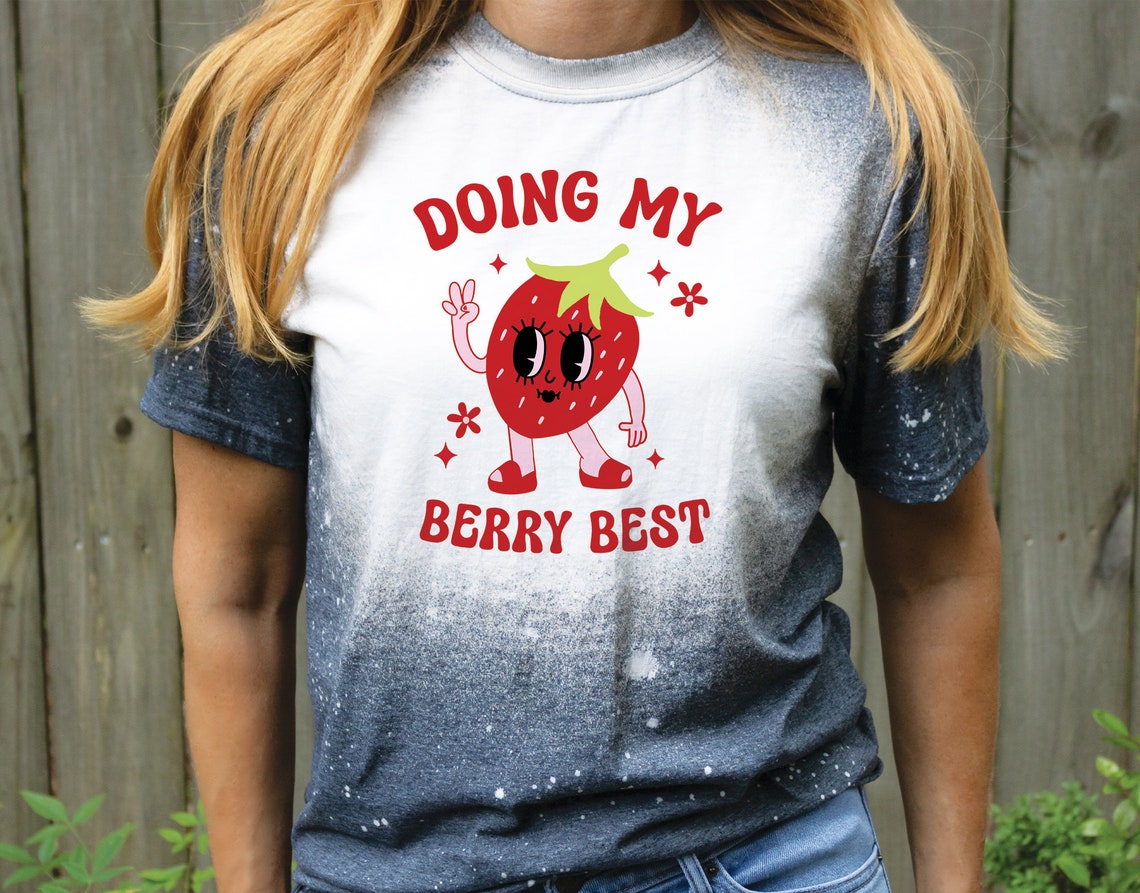 Doing My Berry Best SVG Berry SVG Retro Character Svg - Etsy