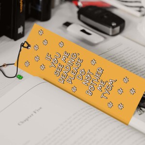 If You See Me Reading, Please Do Not Bother Me TYSM, PNG File, Cute Fun ...