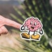 Cute and Cool Brain Retro Cartoon Character SVG PNG Mental Health ...