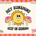 Hey Sunshine Keep on Shining SVG Png Retro Svg Retro - Etsy