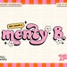 Menty B SVG PNG: Trendy Mental Health Design (digital Download) - Etsy