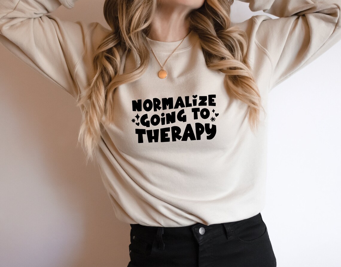 Normalize Therapy SVG PNG Therapist SVG Mental Health - Etsy