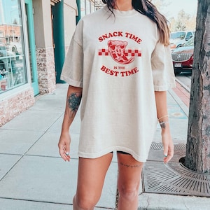 Snack Time is the Best Time SVG PNG Retro Trendy Pizza Design for T ...