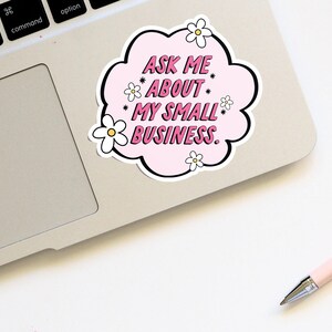 Ask Me About My Small Business SVG PNG: Cricut Cut File (digital ...
