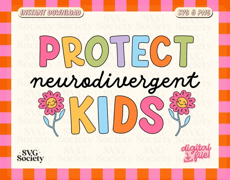 Neurodiversity SVG PNG Adhd Svg Neurodivergent Svg Autism - Etsy UK