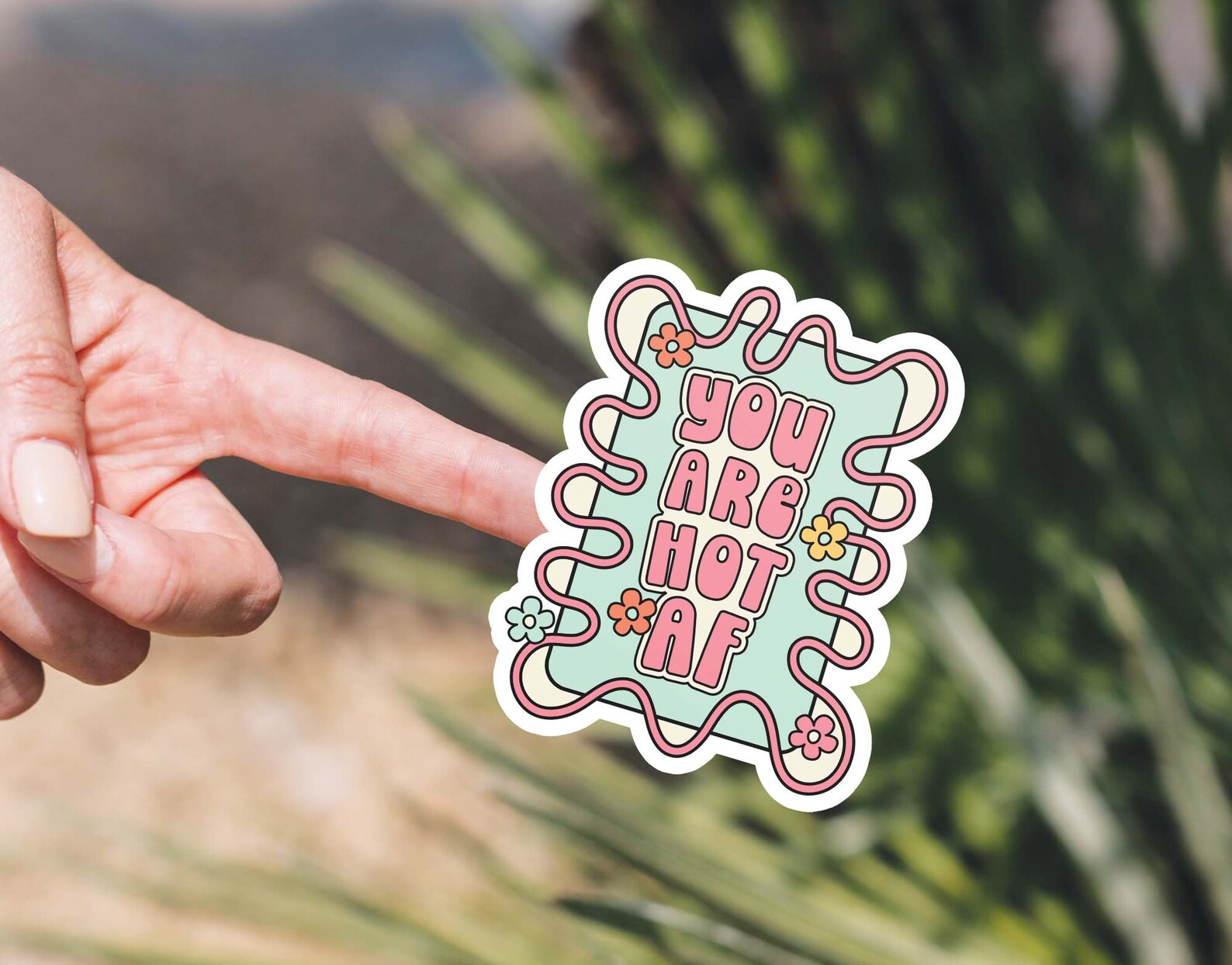 You Are Hot AF SVG PNG: Groovy Trendy Design (digital Download) - Etsy