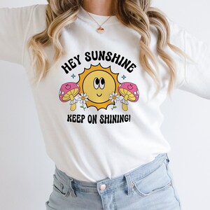 Hey Sunshine Keep on Shining SVG, Png, Retro Svg, Retro Aesthetic ...