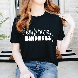 Embrace Kindness SVG PNG Silhouette Cricut SVG Cut File | Etsy