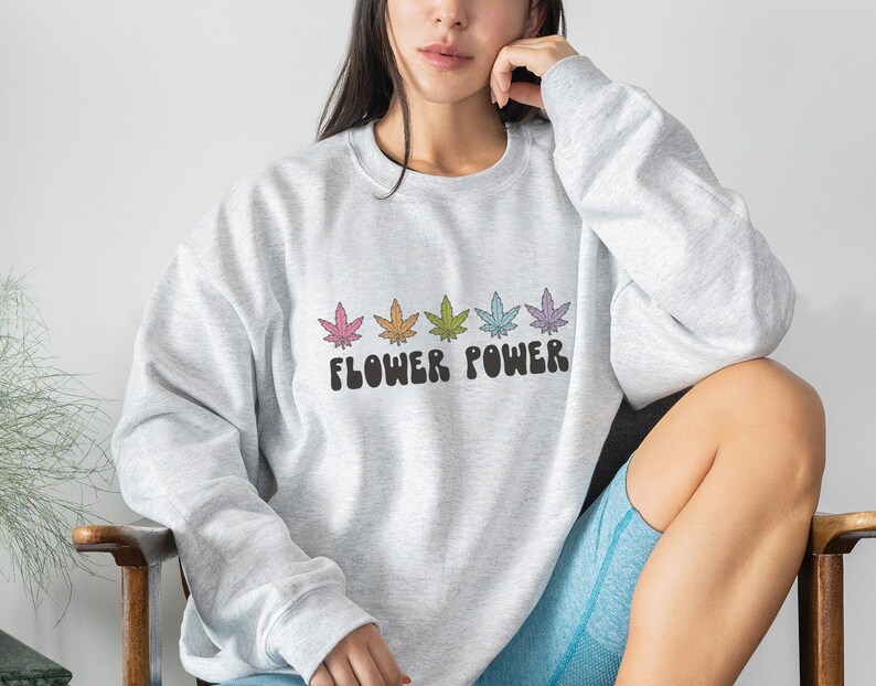 Flower Power PNG Weed Png Hippie Png 420 Png Sublimation - Etsy