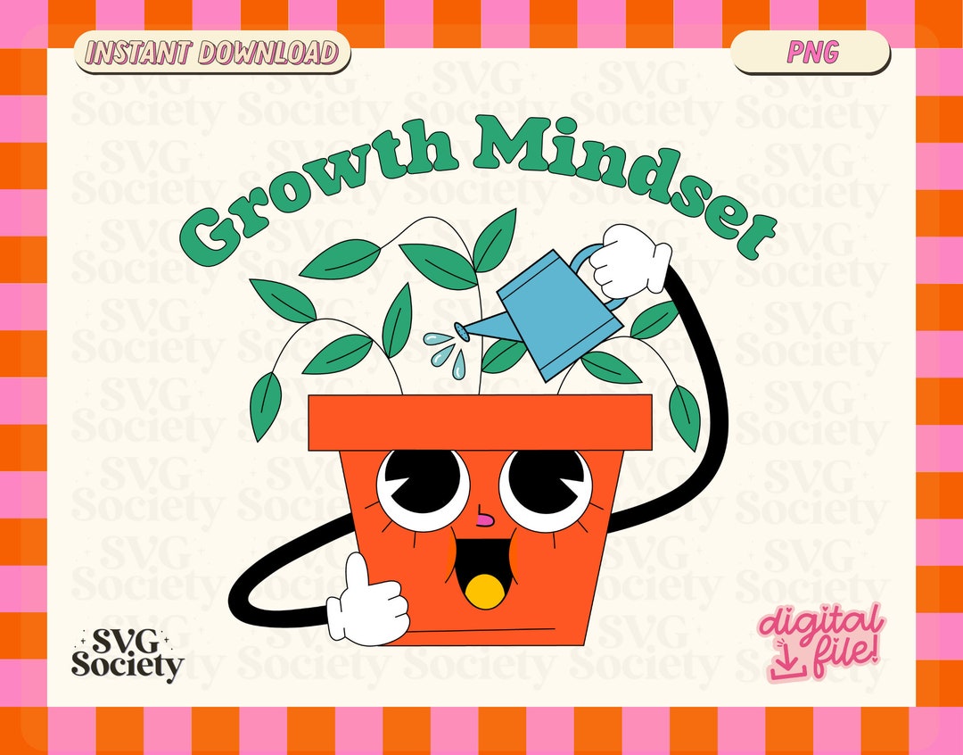 Growth Mindset Cute PNG File for Sublimation Design T-shirt - Etsy