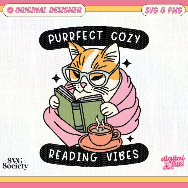 Book Reading Svg - Etsy
