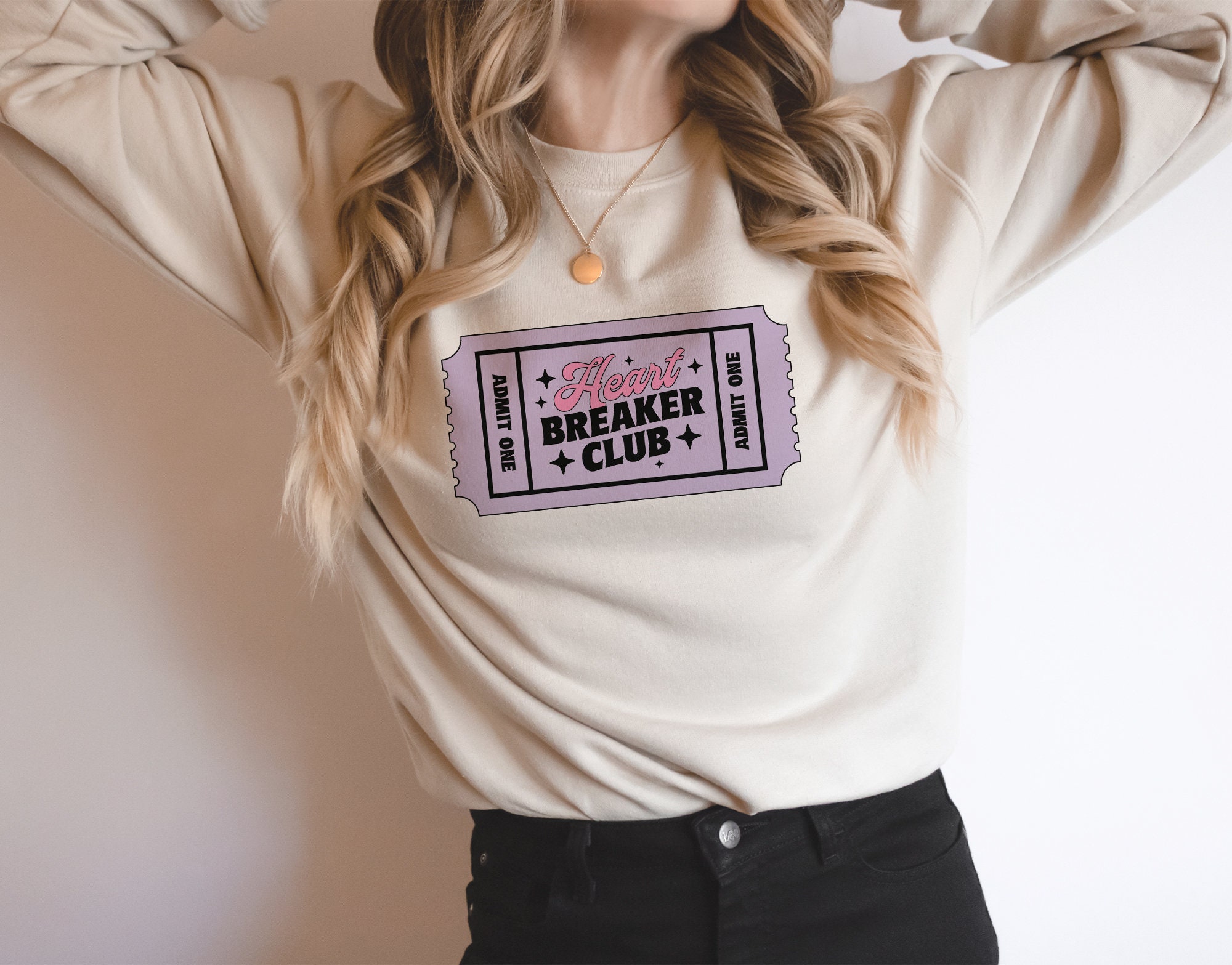 Heart Breaker Club SVG PNG: Trendy Sticker & Shirt Design (commercial ...