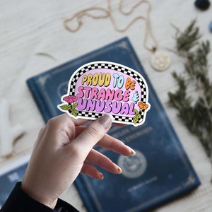 Proud to Be Strange and Unusual PNG File Trendy Creative Pastel Goth ...