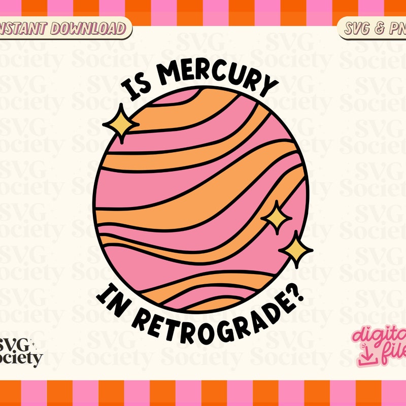 Mercury in Retrograde Card - Etsy