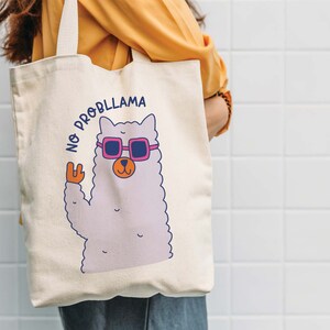 No Probllama SVG PNG Cute Funny Llama Design for T-shirts, Mugs ...