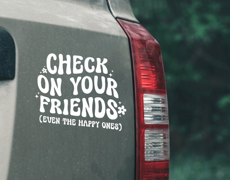 Mental Health Check on Your Friends SVG: Quote Digital File (commercial ...