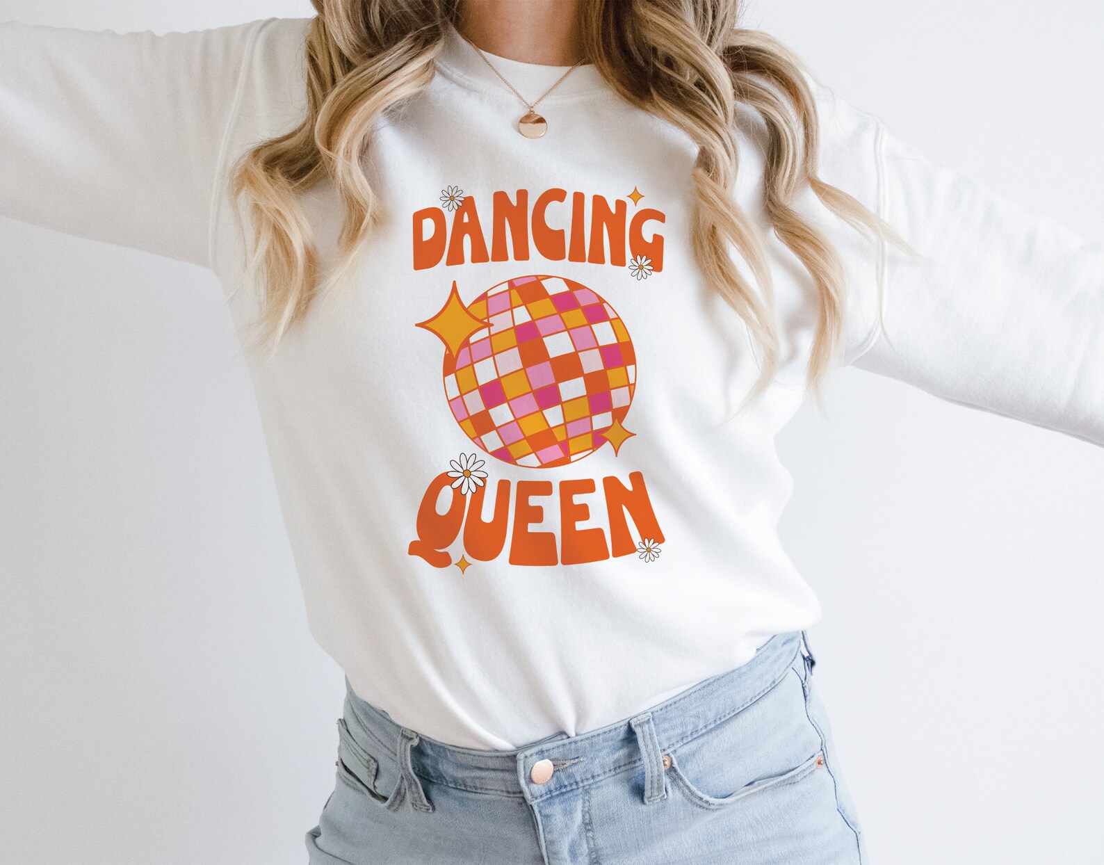 Dancing Queen SVG PNG Retro Disco Ball Hippie Svg 70s Svg - Etsy