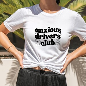 Anxious Drivers Club SVG PNG, Car Decal Design Svg Png, Mental Health ...