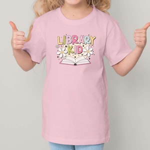 Library Kid SVG PNG File, Cute Trendy Bookish Artsy Design for Shirts ...