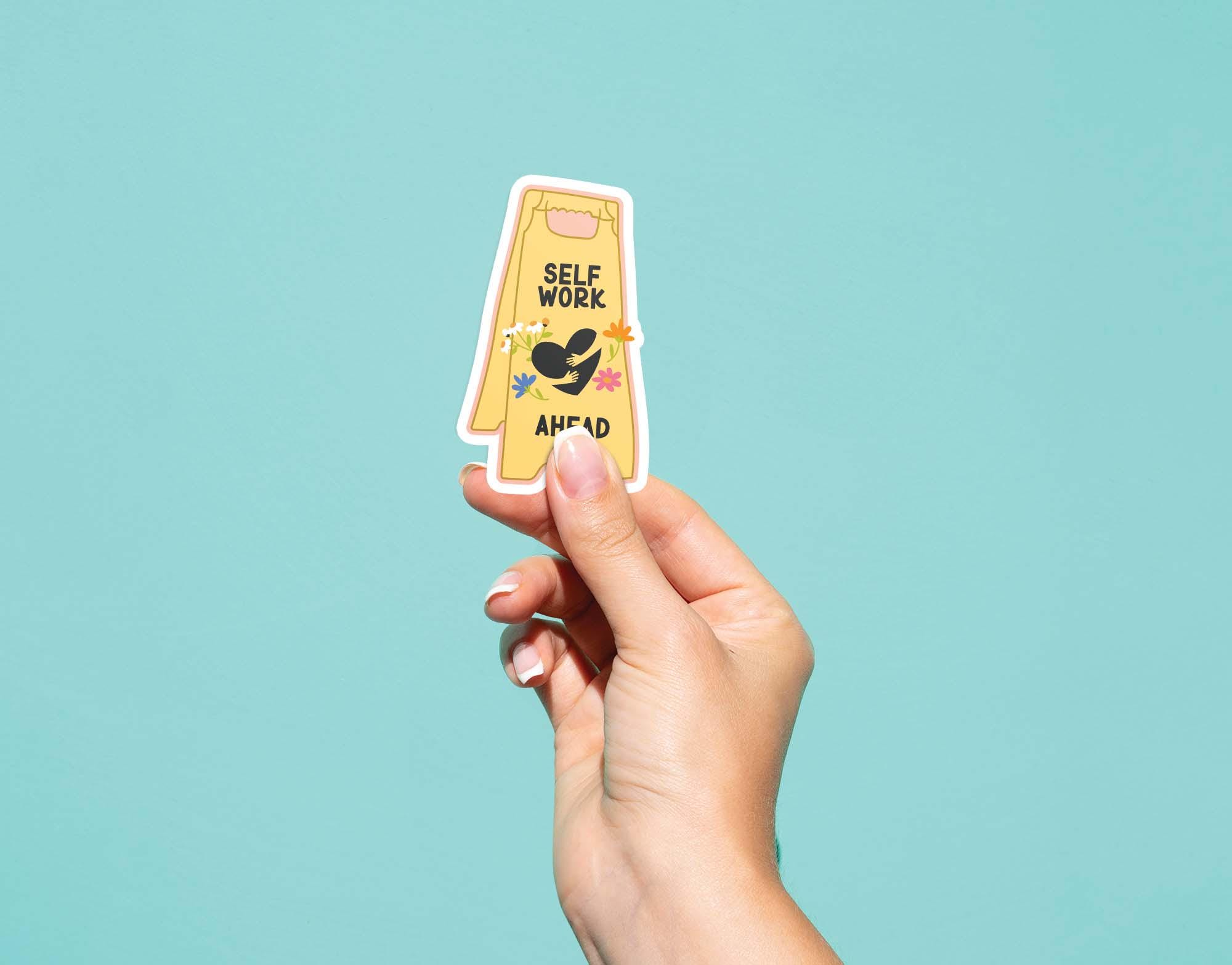 Self-work Ahead SVG and PNG File, Cute Artsy Inspirational Mental ...