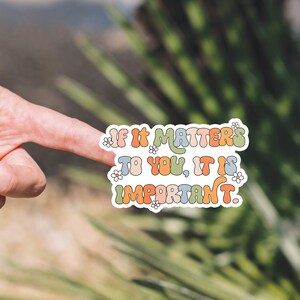 If It Matters to You, It is Important SVG PNG • Mental Health Svg, Self ...