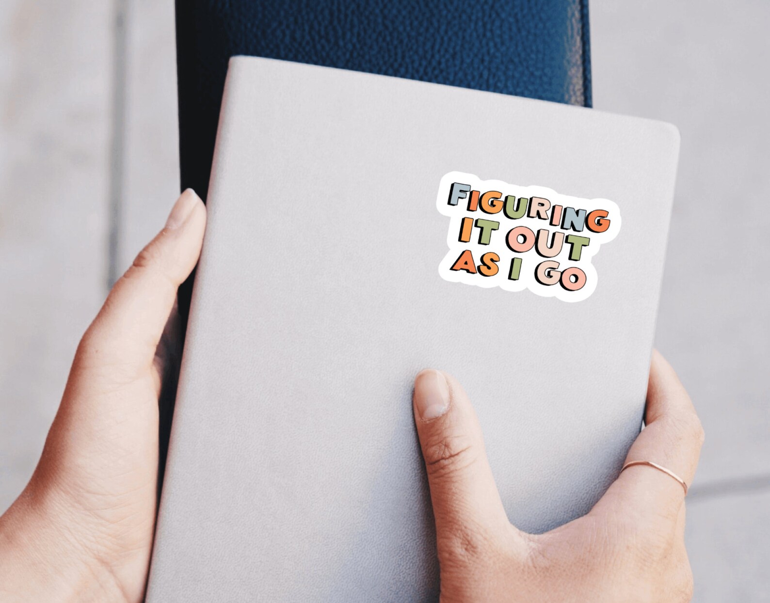 Figuring It Out as I Go SVG PNG: Mental Health Sticker Design (digital ...
