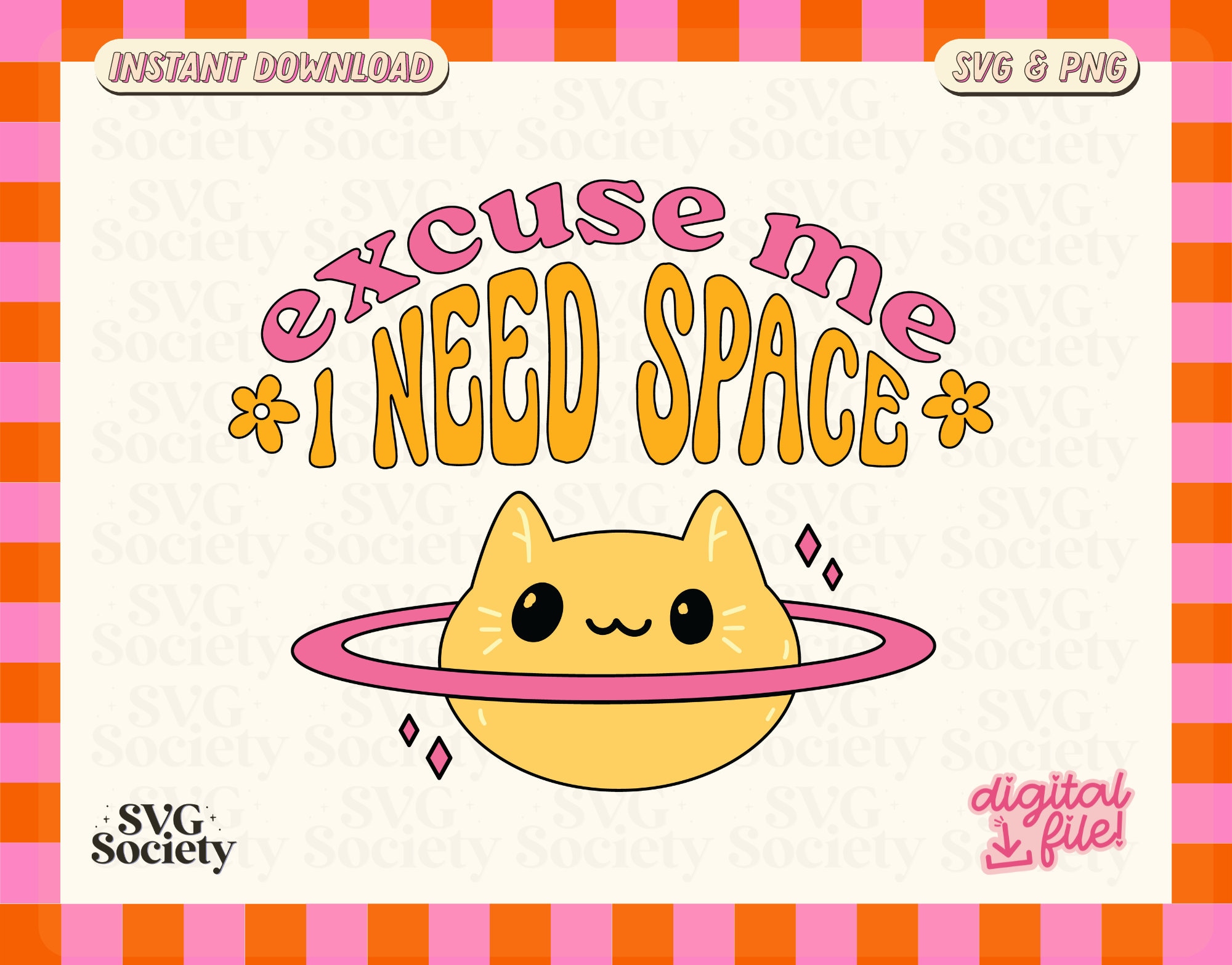 I Need Space SVG Png Autism Svg Sound Sensitivity Adhd - Etsy