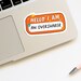 Hello I Am an Oversharer SVG PNG: Funny Nametag Design (digital ...