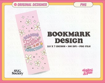 It's Book O Clock Bookmark Design, PNG File, Cute Artsy Creative ...