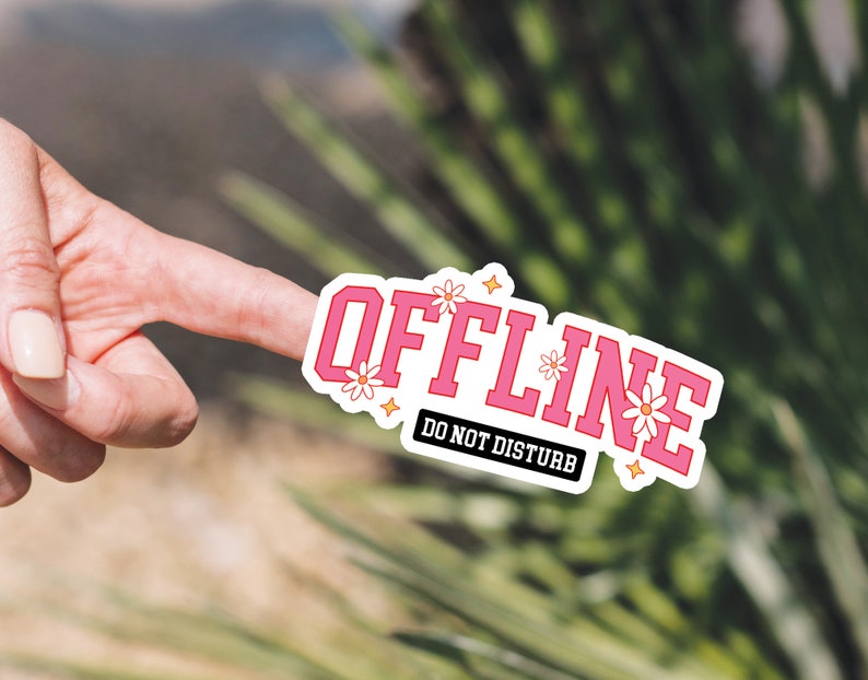 Offline Do Not Disturb SVG PNG: Retro Vacation Design (digital Download ...