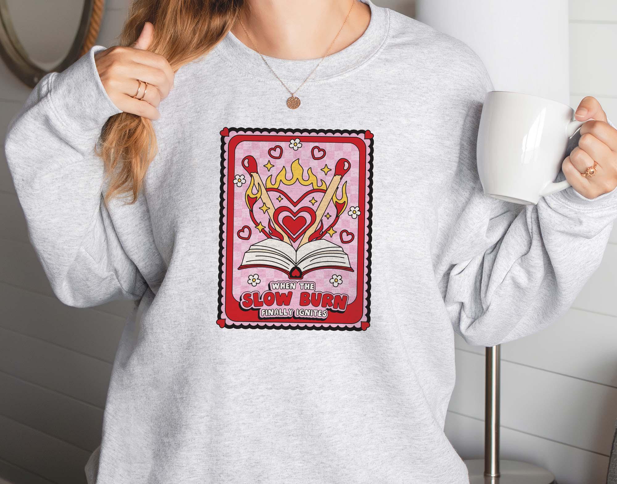 Slow Burn Bookish Trope Design: SVG PNG File (digital Download) - Etsy