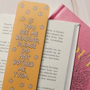 If You See Me Reading, Please Do Not Bother Me TYSM, PNG File, Cute Fun ...