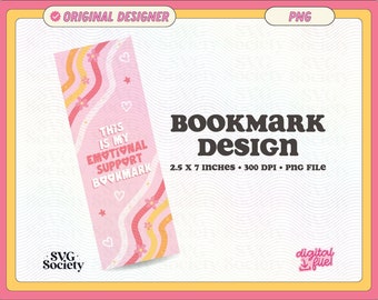 My Reading List 2024 Bookmark Design, PNG File, Cute Creative Bookish ...