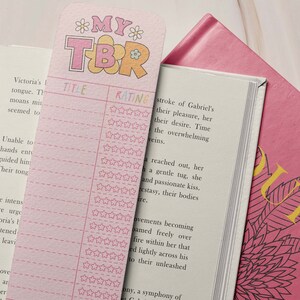 My TBR Bookmark Design: Bookish Printable (PNG File) - Etsy